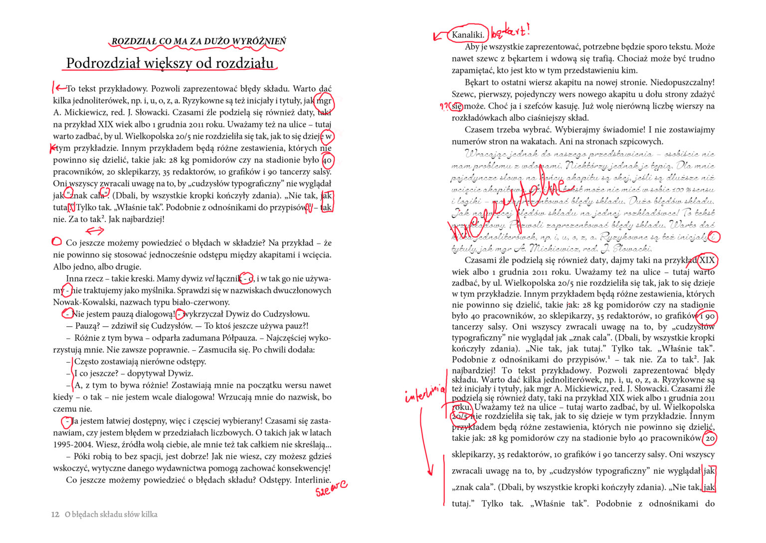 Skład tekstu – jakich błędów unikać – Ef Ef Usługi Wydawnicze